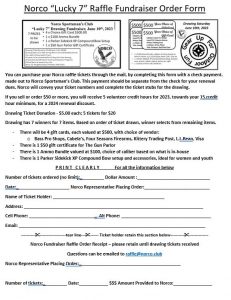 Norco "Lucky 7" Raffle - June 10th 2023 Drawing